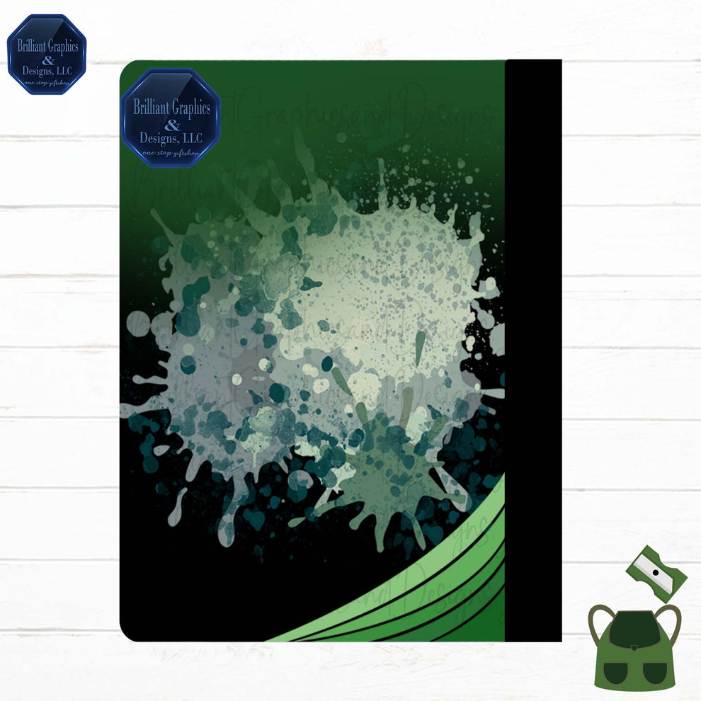 Back to School Ready – Composition Notebook Cover Template | Digital D ...